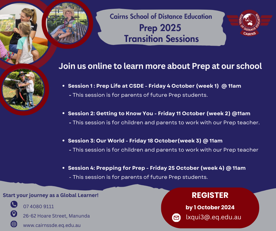 Prep 2025 Transition Sessions